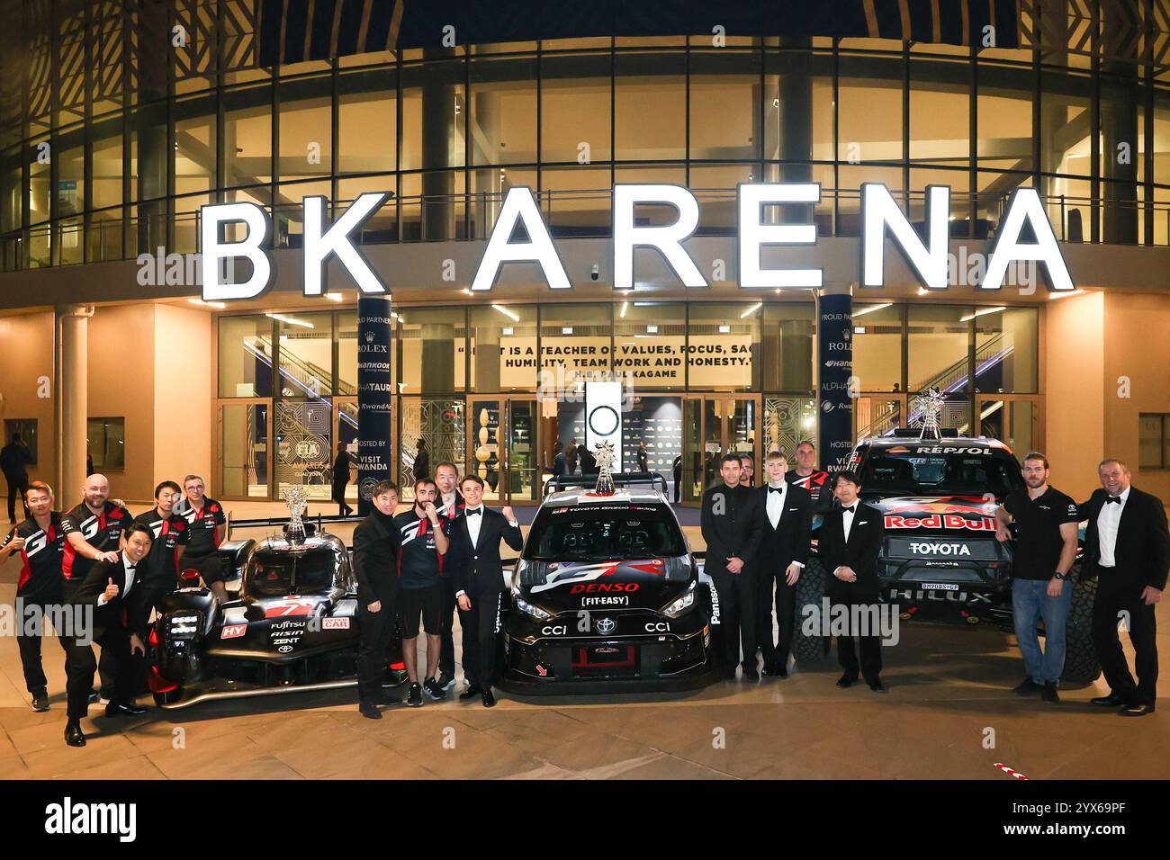 Toyota Gazoo Racing team, triple world champion during the 2024 FIA ...