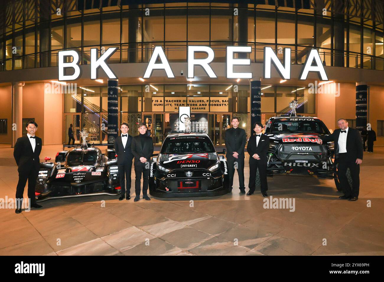 Toyota Gazoo Racing team, triple world champion during the 2024 FIA ...