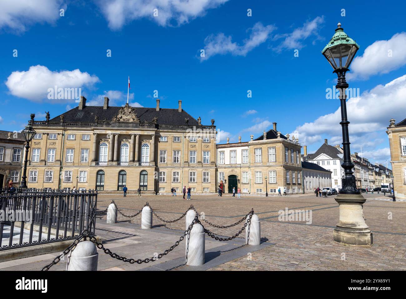 Official residence of the Danish royal family, Amalienborg consists of ...