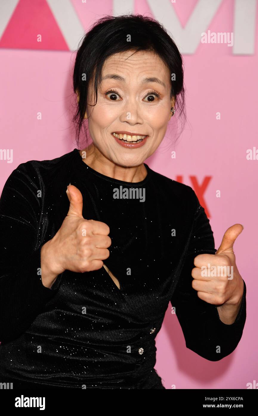LOS ANGELES, CALIFORNIA - DECEMBER 12: Kang Ae-shim attends the Los ...