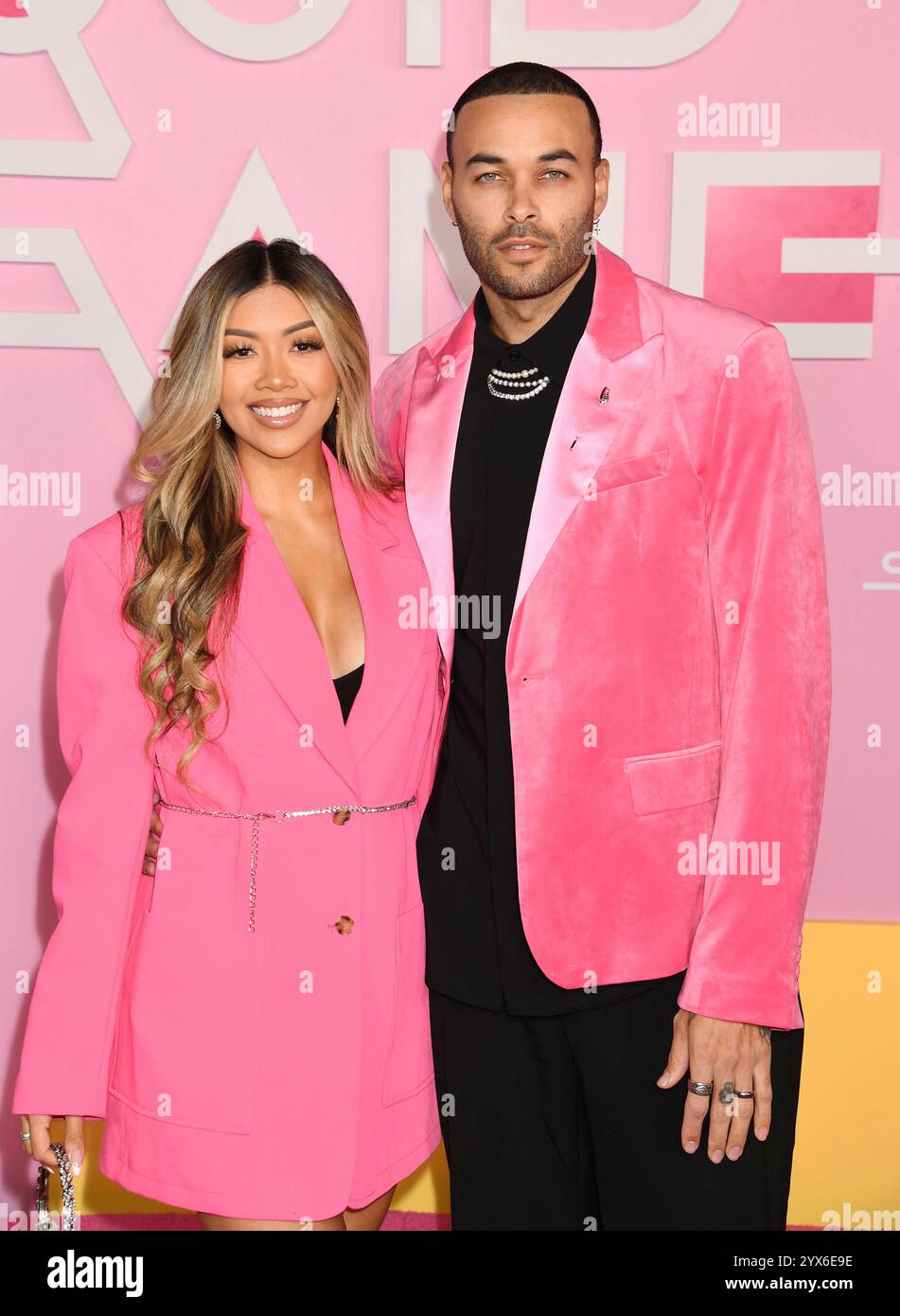 LOS ANGELES, CALIFORNIA - DECEMBER 12: (L-R) Liane V and Don Benjamin ...