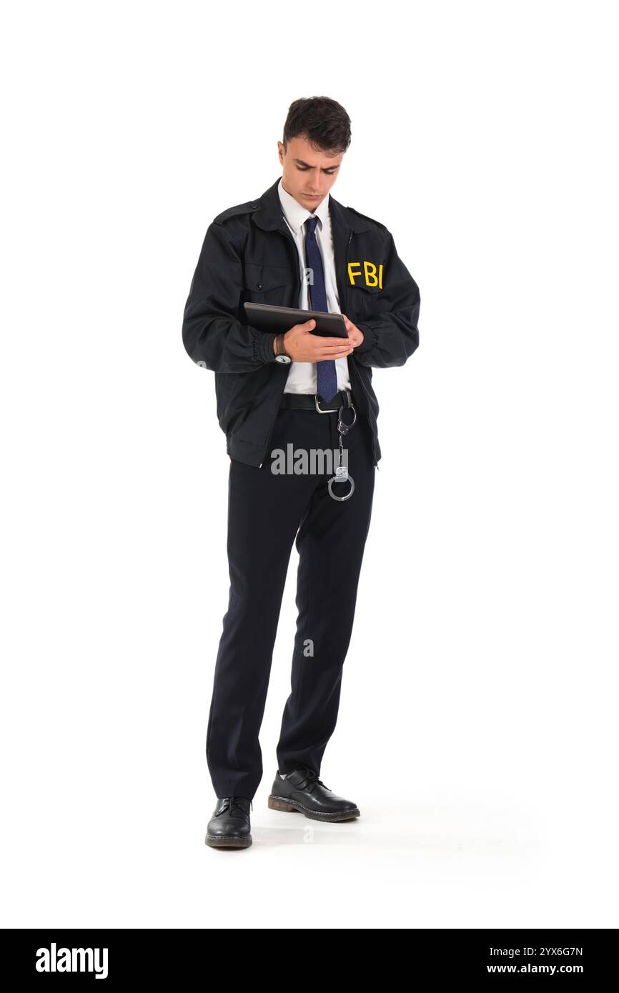 Police using computer hi-res stock photography and images - Alamy