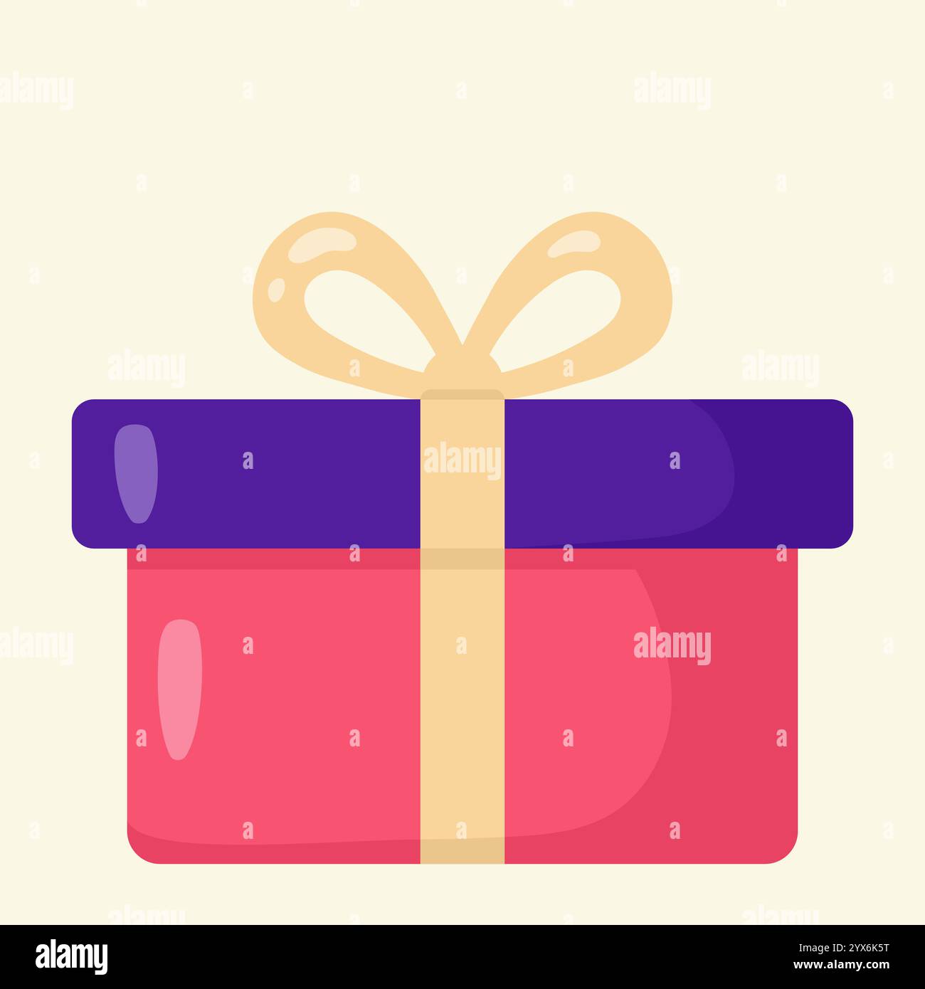 Cute gift box. Vector illustration Stock Vector Image & Art - Alamy