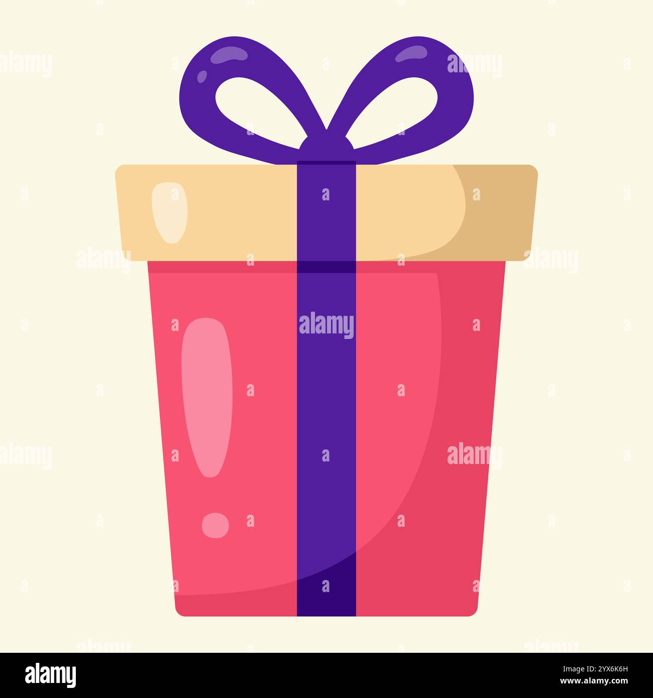 Cute gift box. Vector illustration Stock Vector Image & Art - Alamy