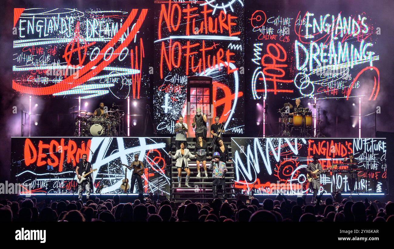 Culture Club members; L-R Roy Hay, Boy George (George O'Dowd), Mickey ...