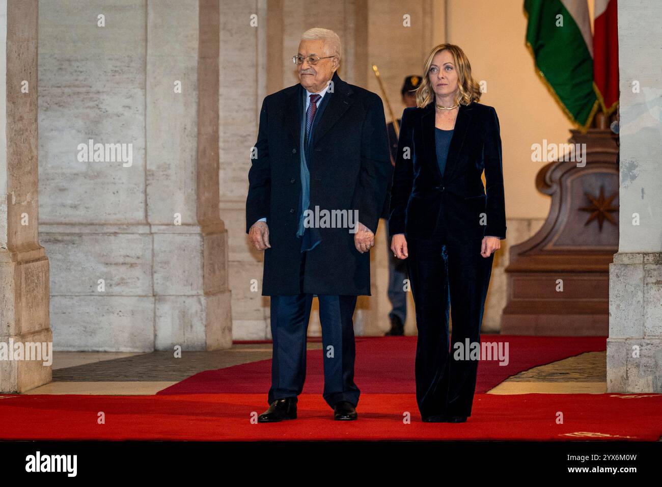 Rome, Italy. 13th Dec, 2024. Italian Prime Minister Giorgia Meloni ...