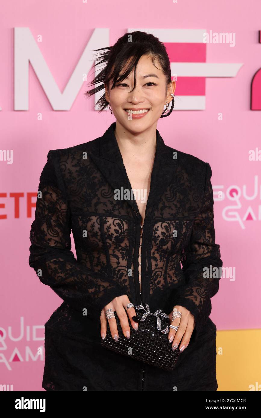 Los Angeles, USA. 13th Dec, 2024. Arden Cho attends the Los Angeles Premiere & Fan Event for ...
