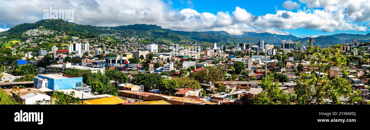 Skyline of Tegucigalpa, the Capital City of Honduras in Central America ...