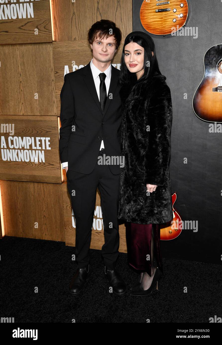 Charlie Tahan, left, and guest attend the premiere of "A Complete ...