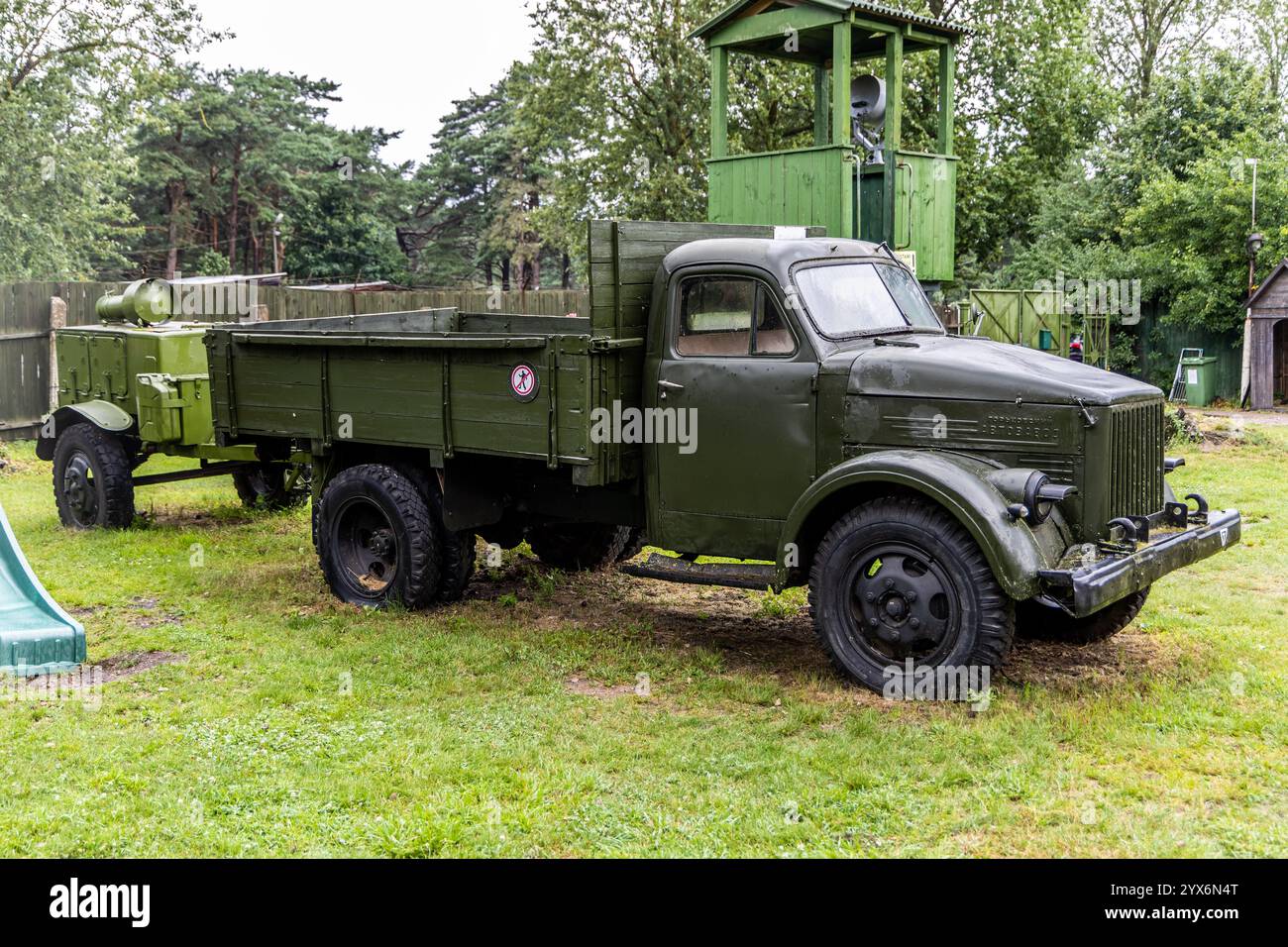 Liepaja, Latvia - June 13, 2024: Old military GAZ 51 Russia truck at ...