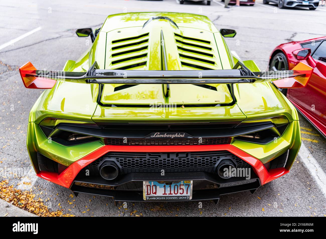 Chicago, Illinois - September 29, 2024: 2021 Lamborghini Huracan STO ...