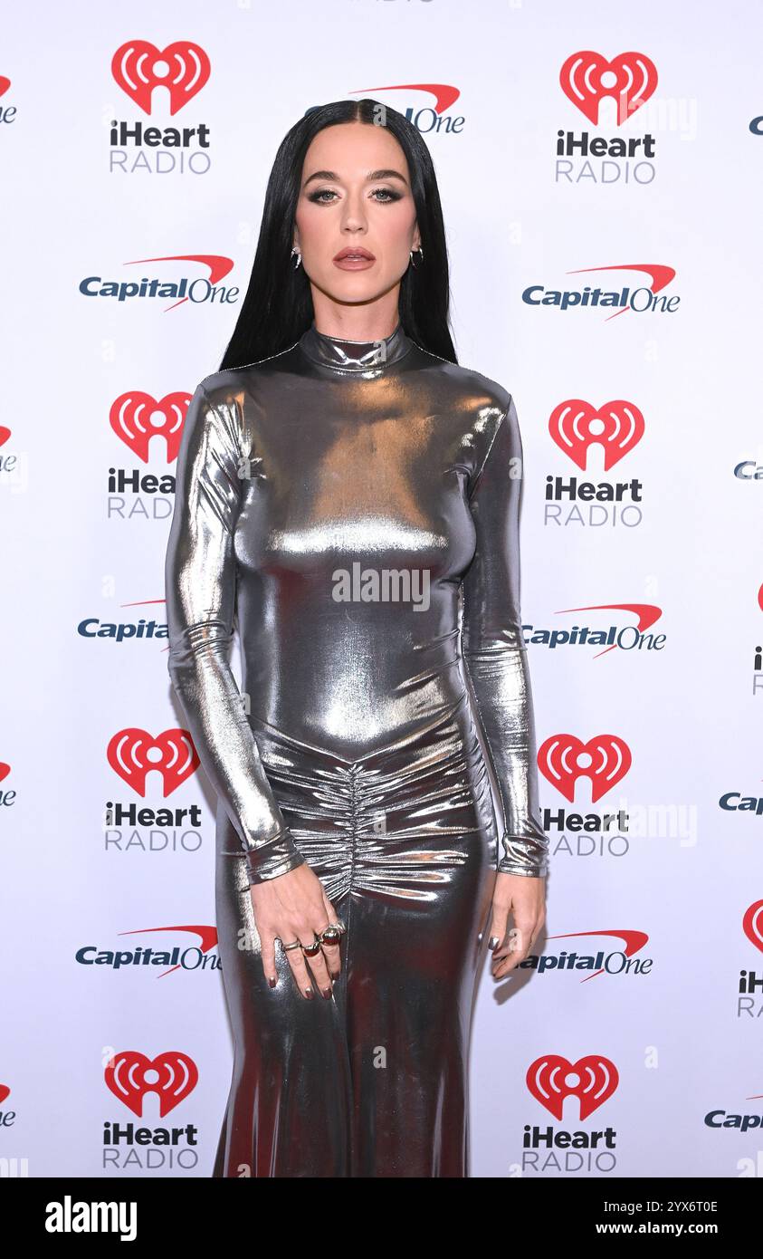 New York, USA. 13th Dec, 2024. Katy Perry attends iHeartRadio z100's ...