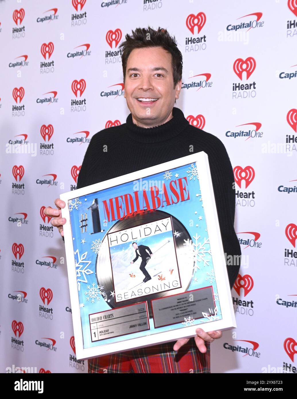 New York, USA. 13th Dec, 2024. Jimmy Fallon attends iHeartRadio z100's ...