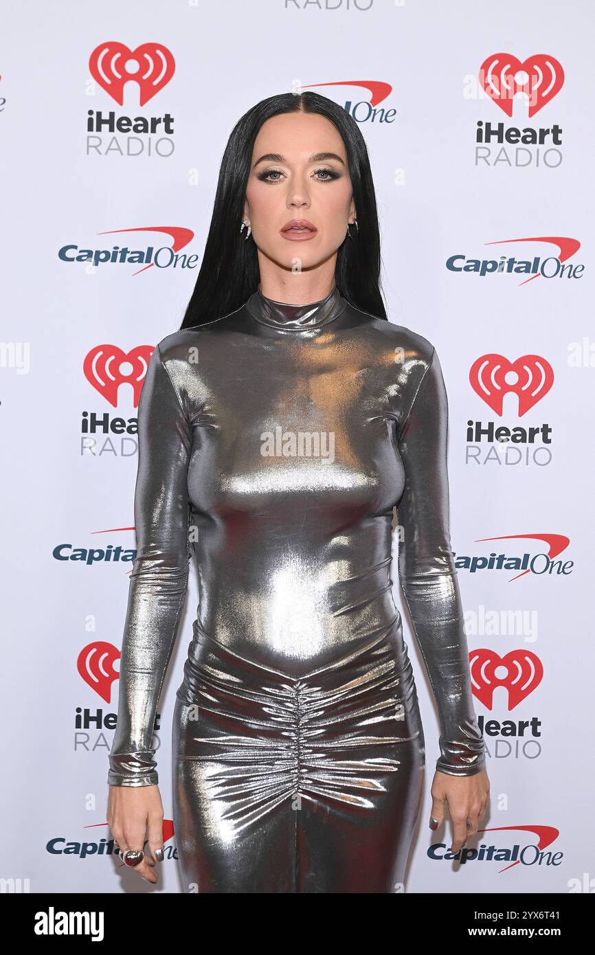New York, USA. 13th Dec, 2024. Katy Perry attends iHeartRadio z100's ...