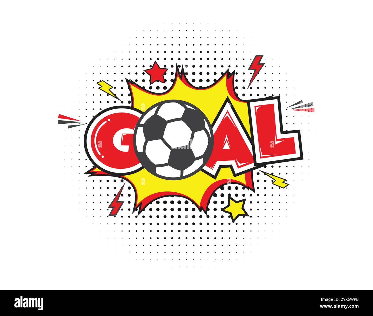 Football comic hi-res stock photography and images - Alamy