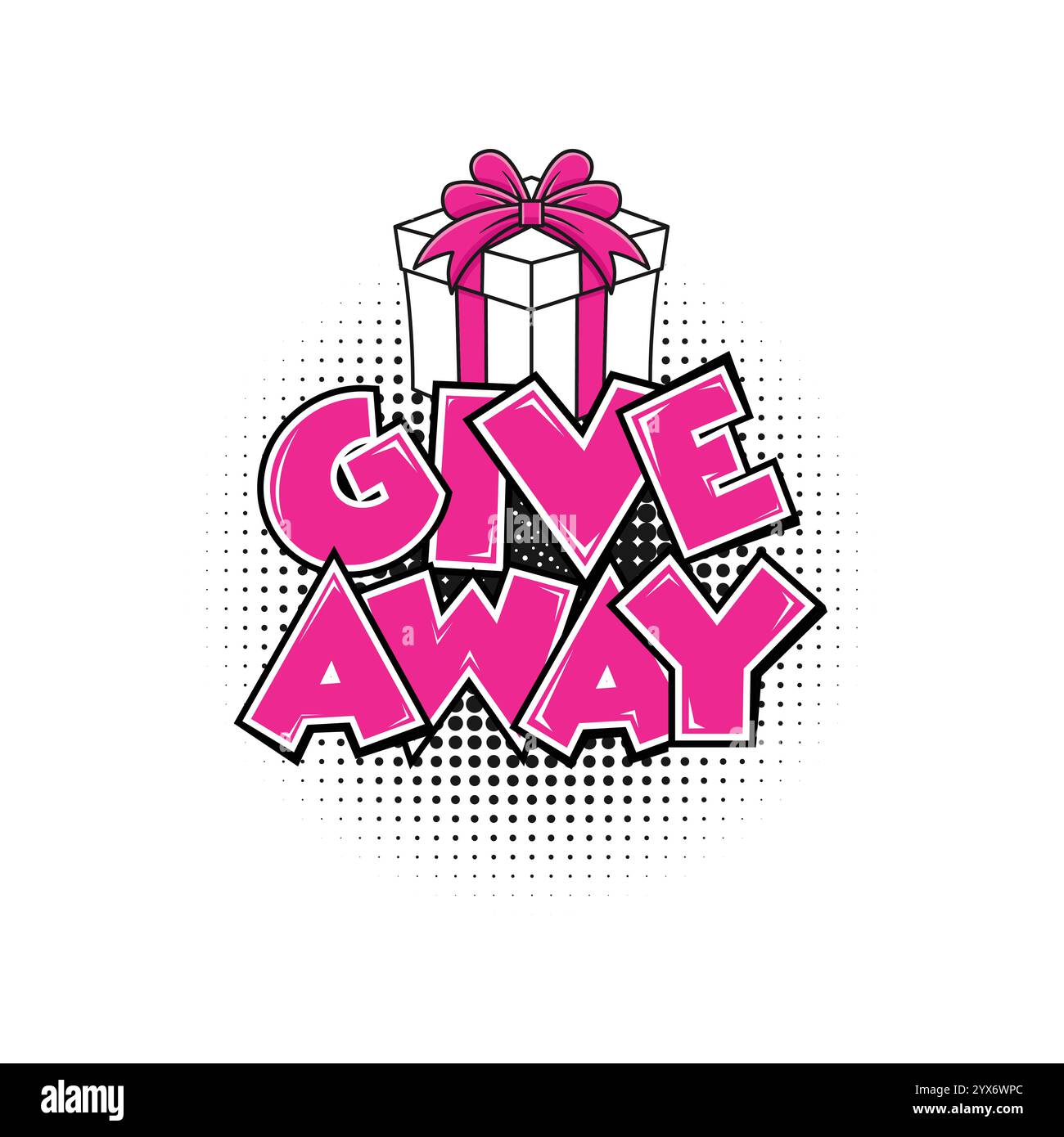 Cartoon gift give away Stock Vector Images - Alamy