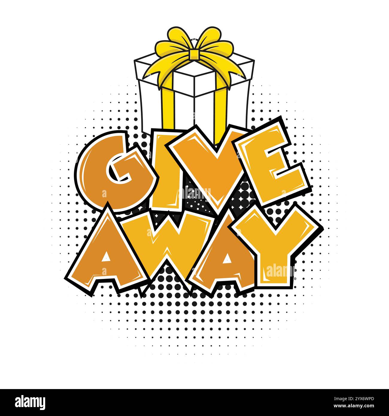 Cartoon gift give away Stock Vector Images - Alamy