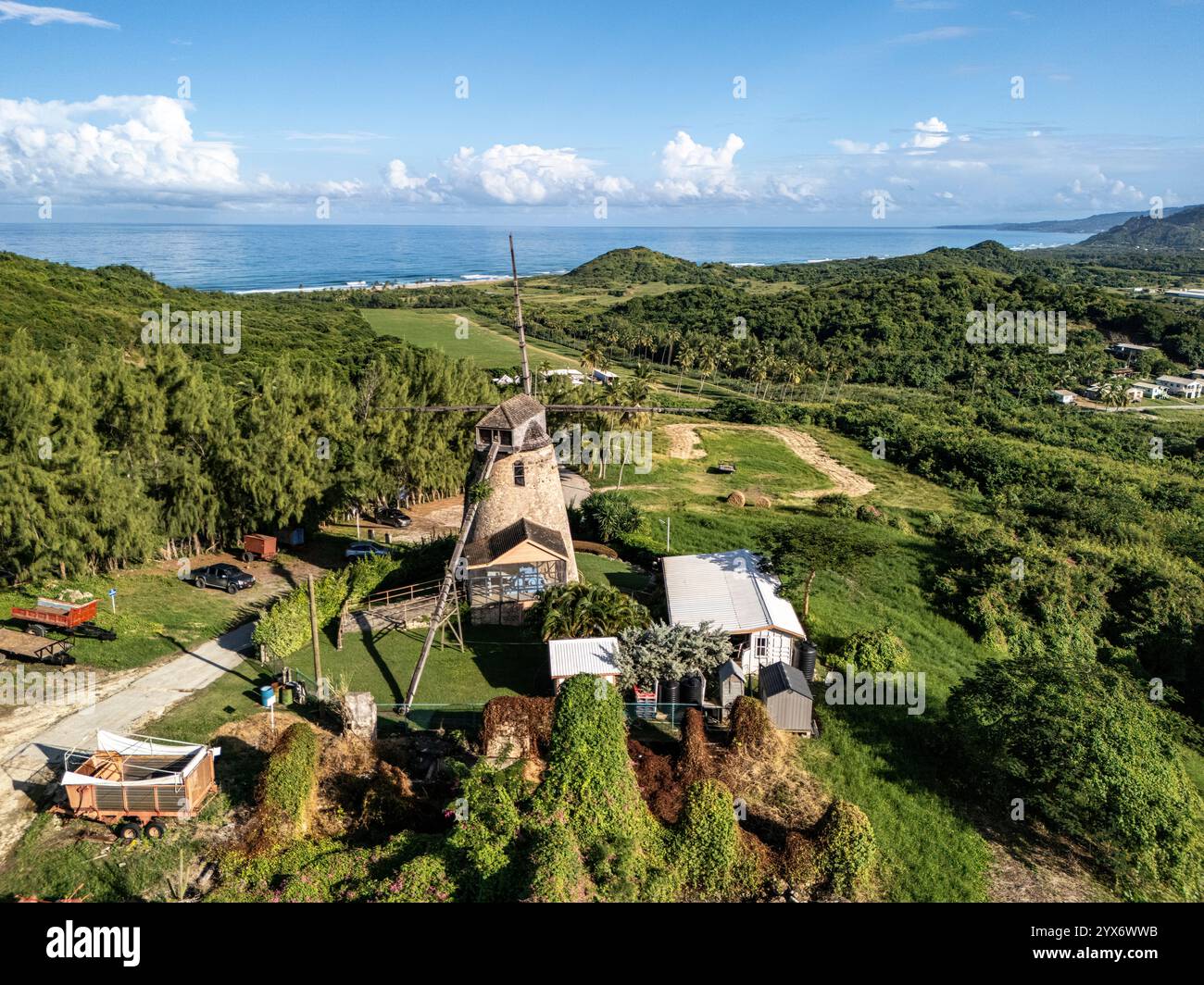 Barbados's Morgan Lewis Windmill, the islands largest and only working ...