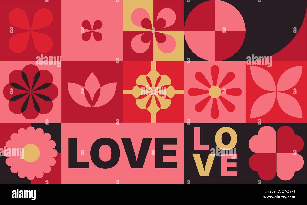 Valentine minimal Stock Vector Images - Alamy