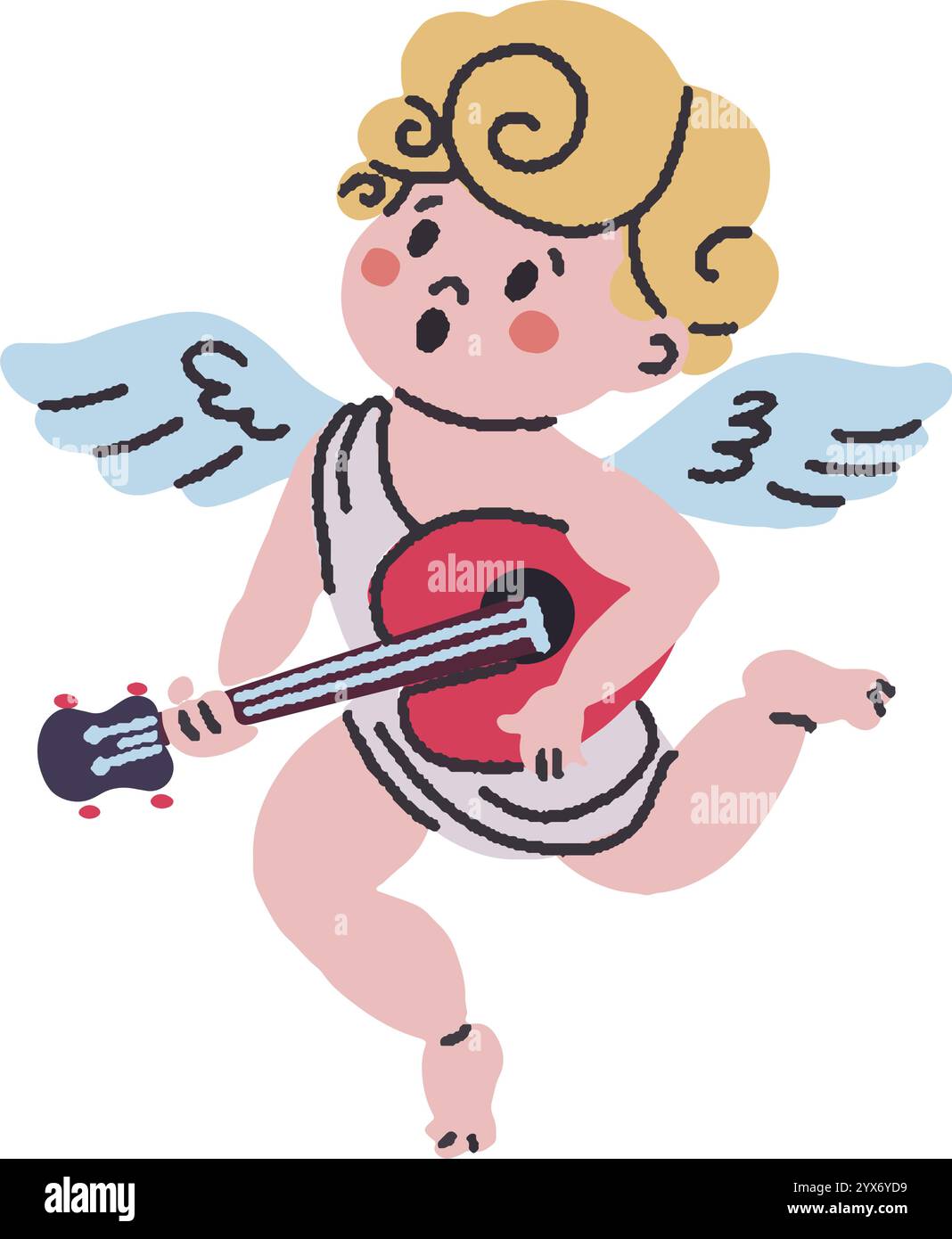 Angel playing Cut Out Stock Images & Pictures - Alamy