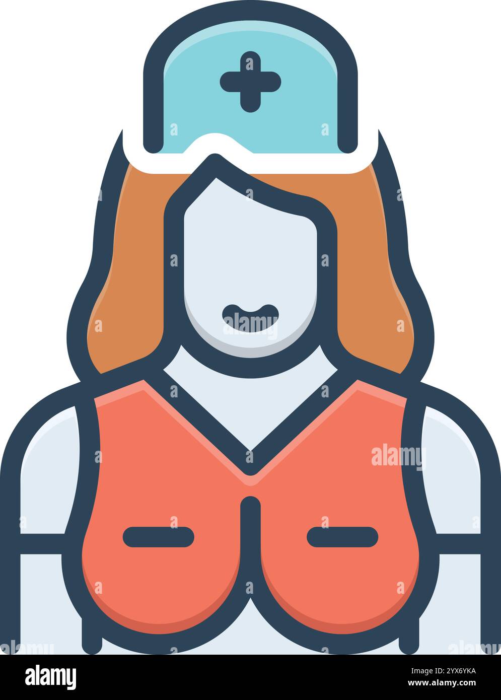 Icon for nurse, paramedic Stock Vector Image & Art - Alamy