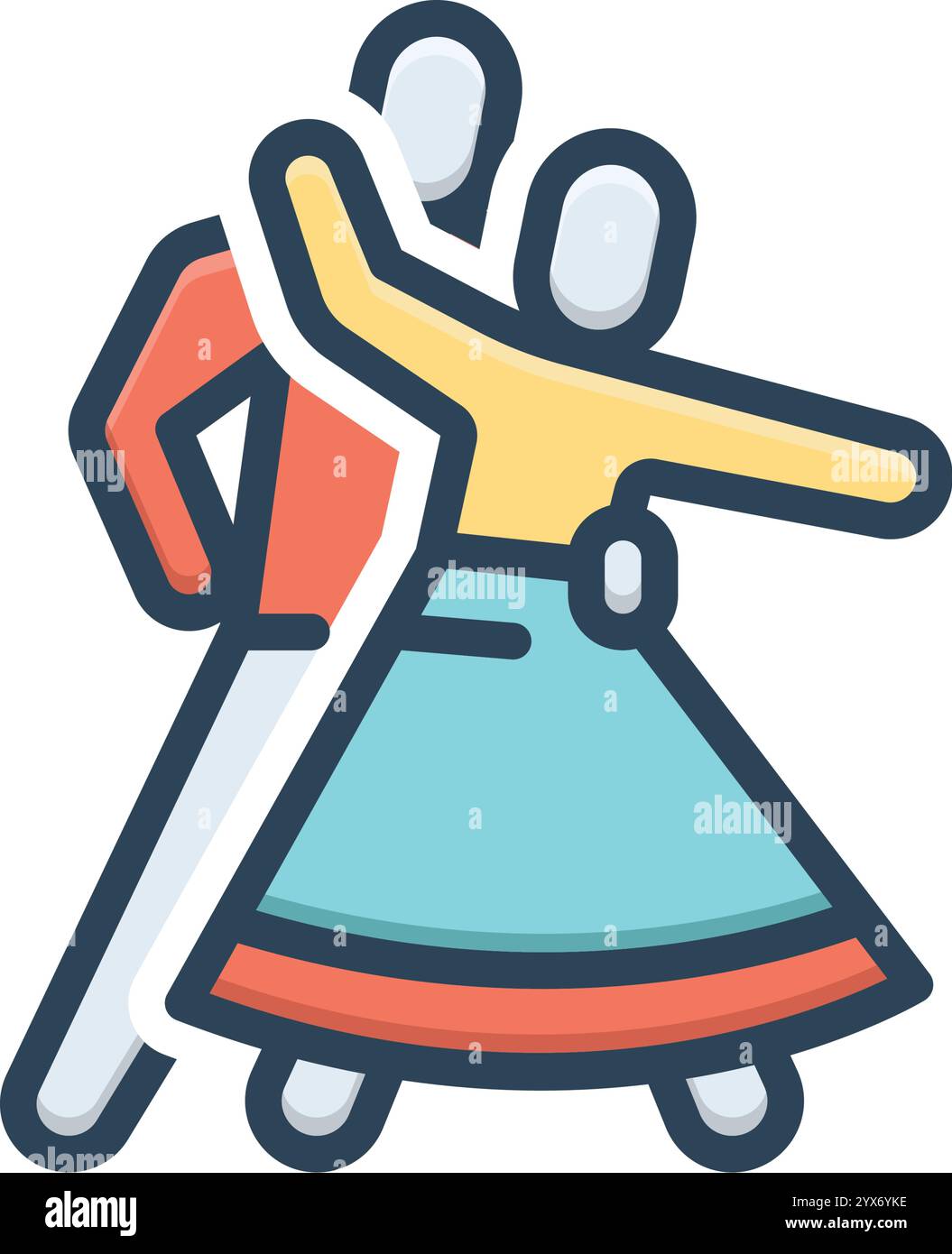 Ballroom dance waltz tango Stock Vector Images - Alamy