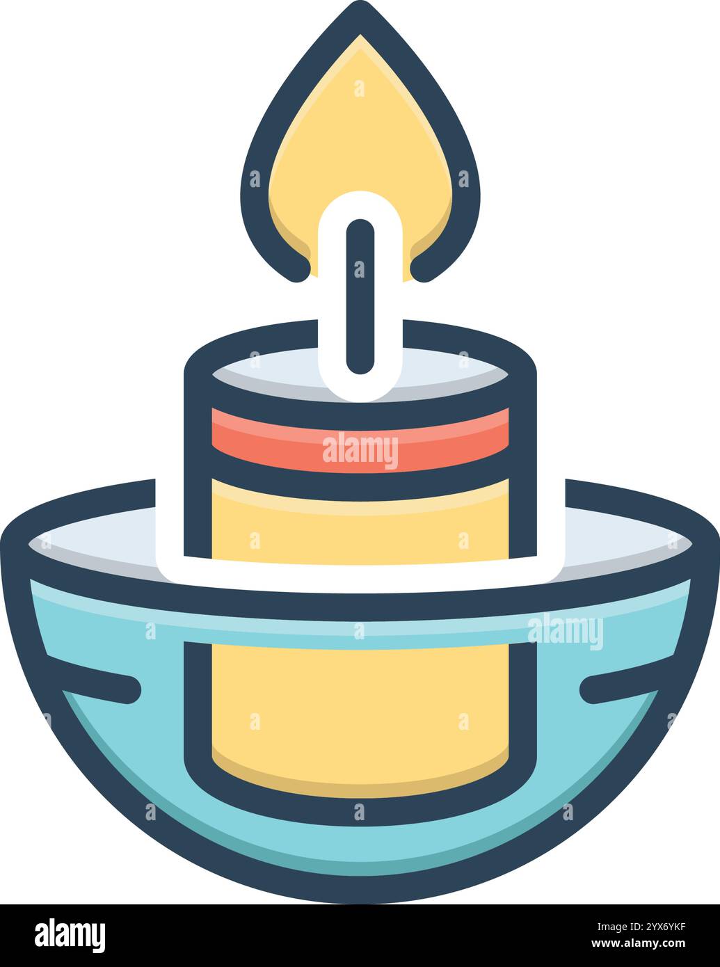 Bougie Stock Vector Images - Alamy