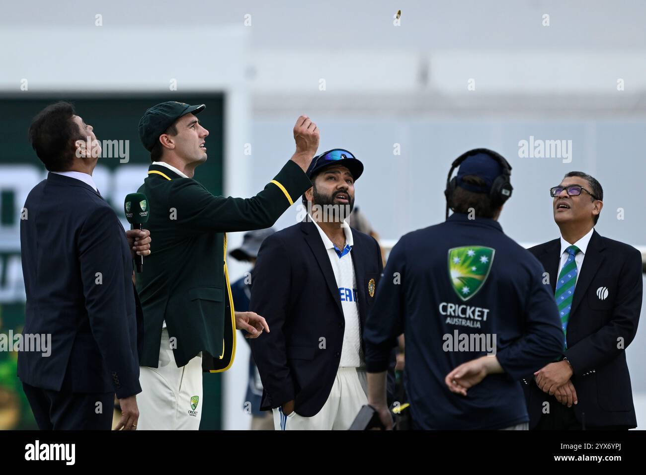 Rohit sharma test toss hi-res stock photography and images - Alamy