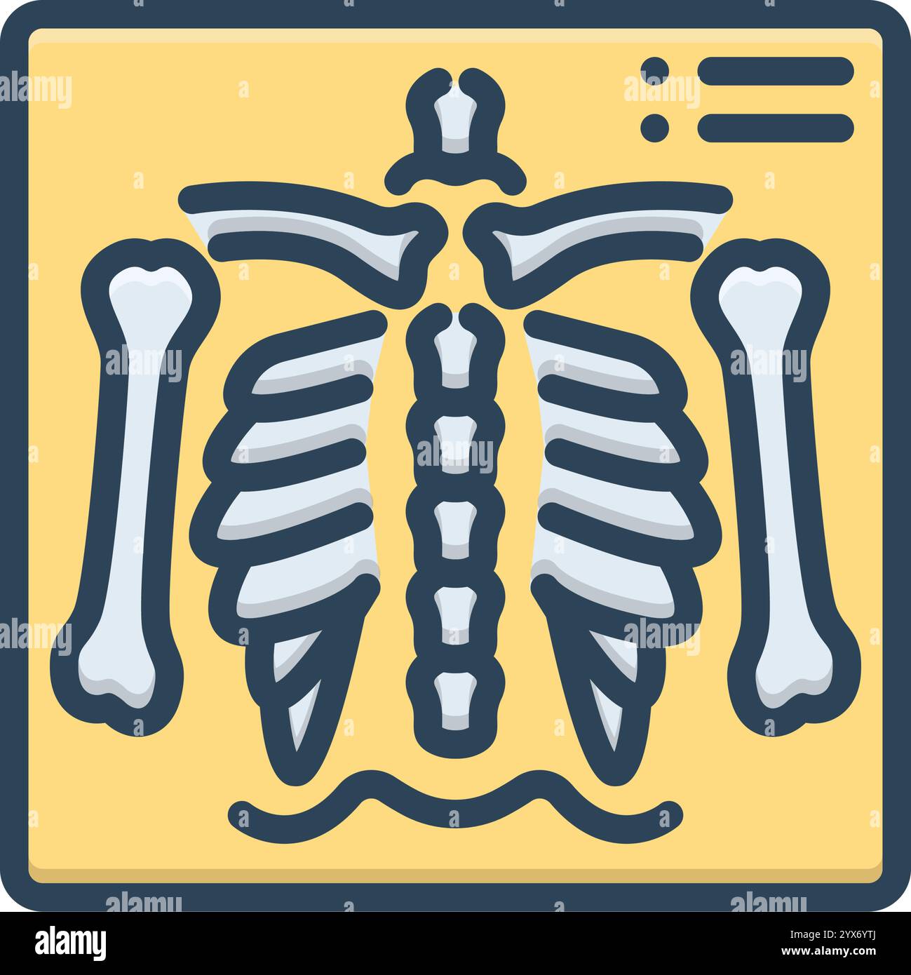 Chest x ray scan Stock Vector Images - Alamy