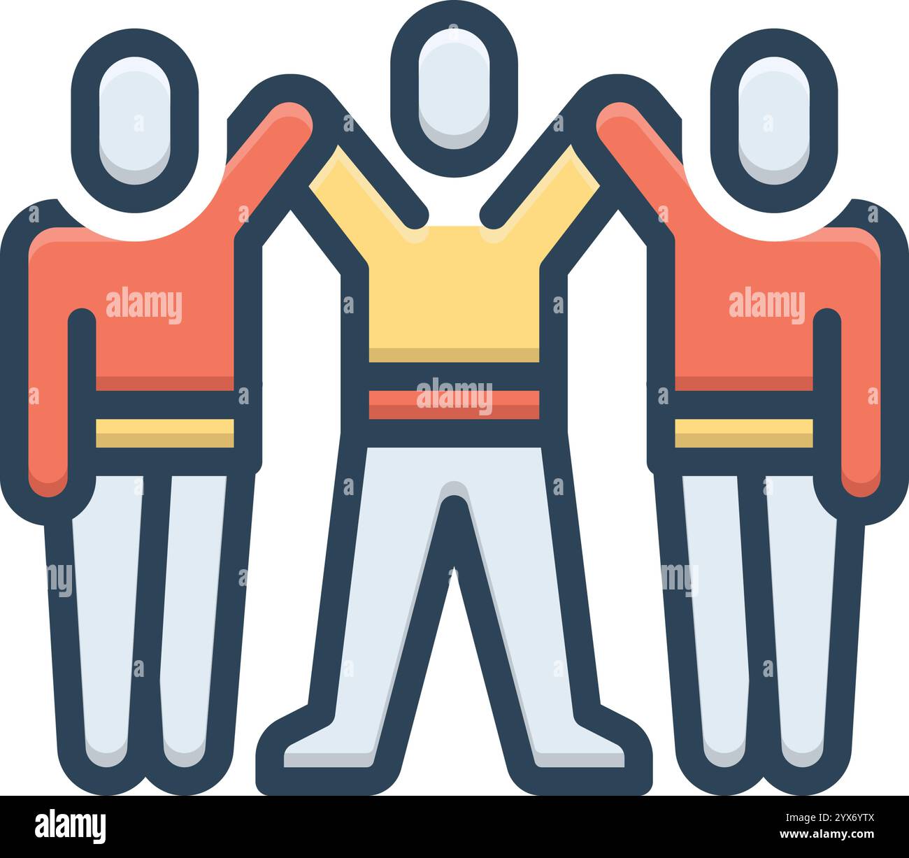 Bonding unity Stock Vector Images - Alamy