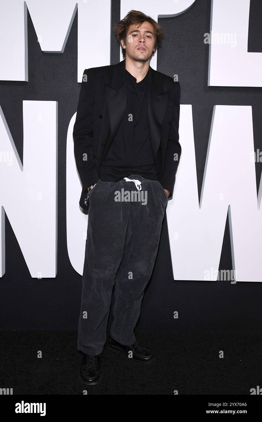New York, USA. 13th Dec, 2024. Henry Eikenberry attends Searchlight ...