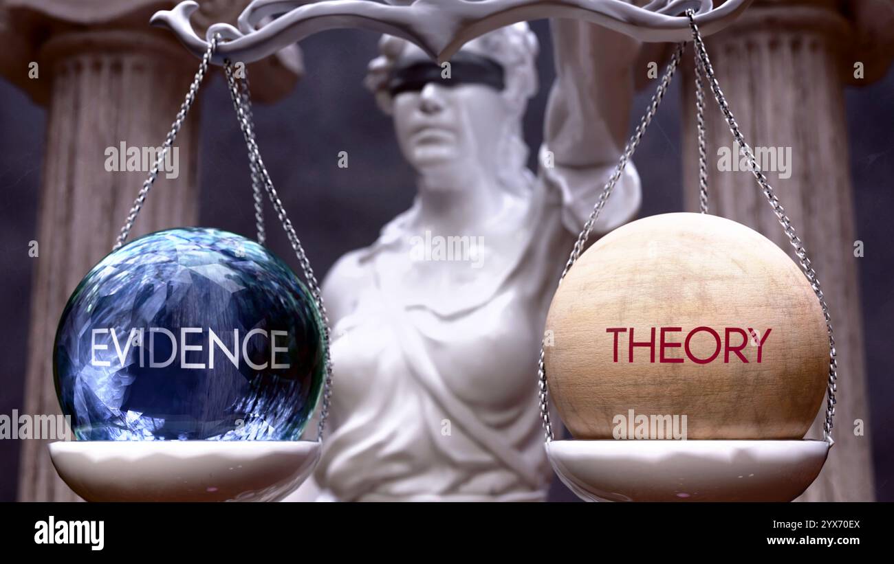 Evidence or Theory as a choice, two options to choose from. Greek ...