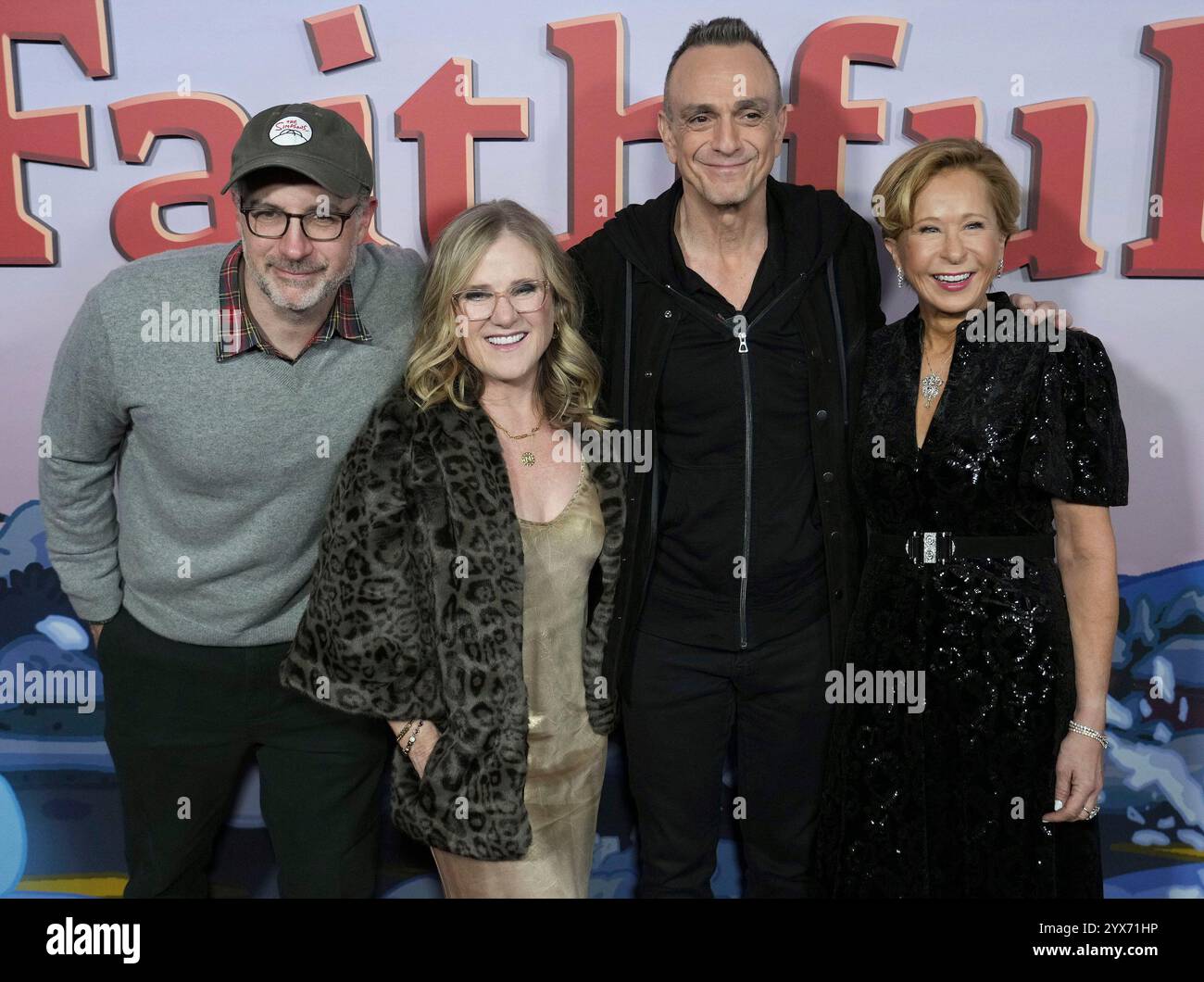 Los Angeles, USA. 13th Dec, 2024. (L-R) Matt Selman, Nancy Cartwright ...