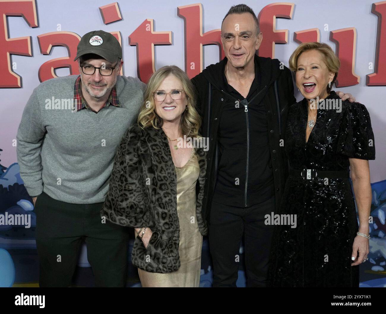 Los Angeles, USA. 13th Dec, 2024. (L-R) Matt Selman, Nancy Cartwright ...