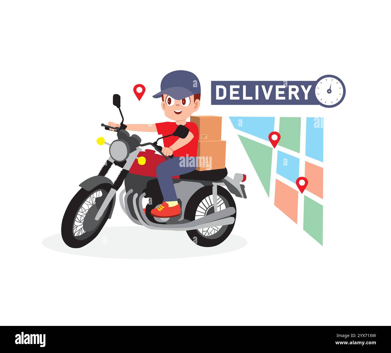 Carry your shopping home Stock Vector Images - Alamy