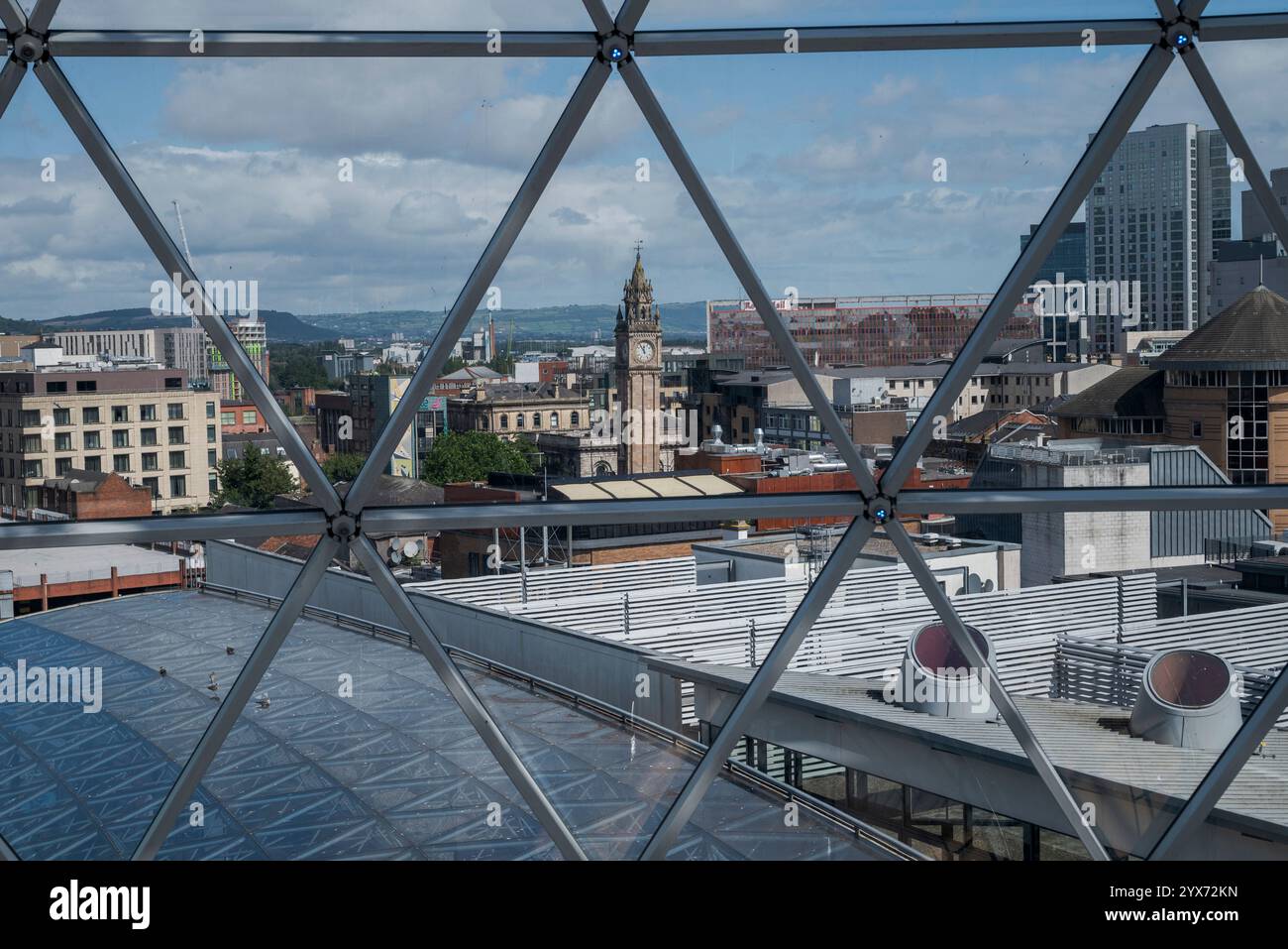 BELFAST, NORTHERN IRELAND – AUGUST 4, 2023: Panoramic view from ...
