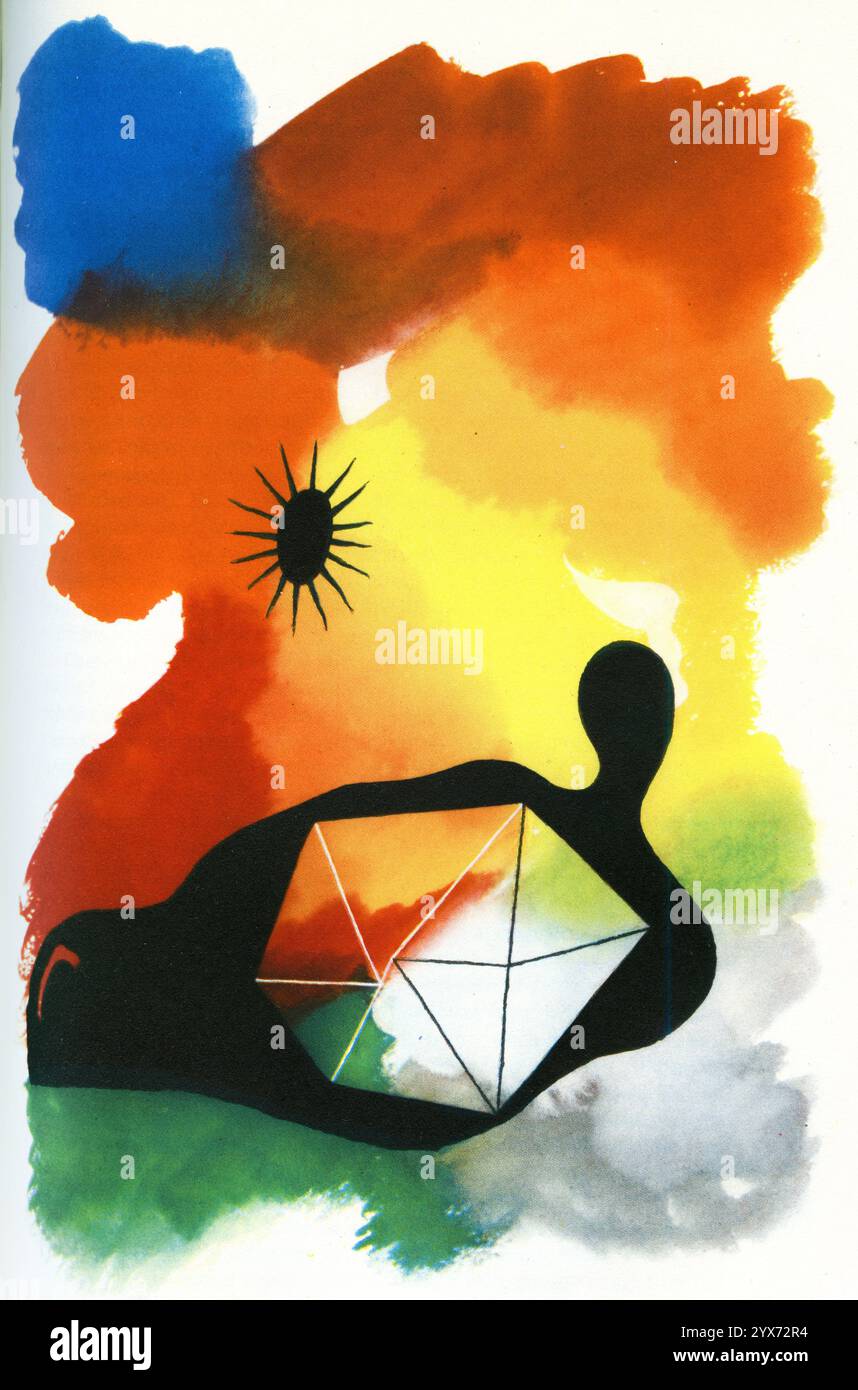 Abstract Illustration for Edgar Allan Poe's Works, by E. McKnight ...