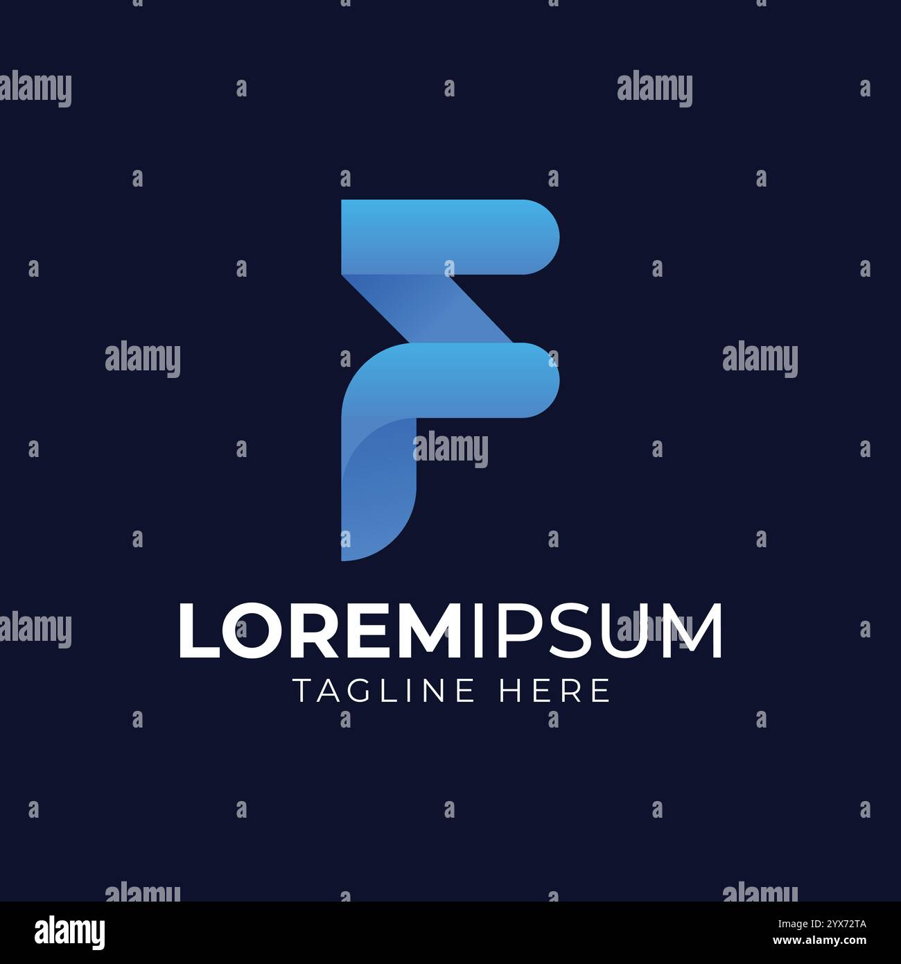 Letter F Logo Design Vector Stock Vector Image & Art - Alamy