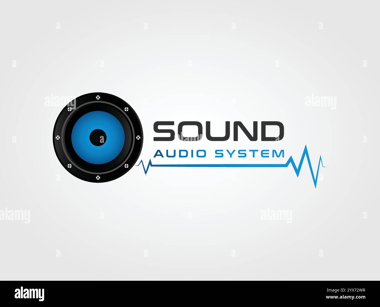 Audio System logo Design, speaker music logo Stock Vector Image & Art ...