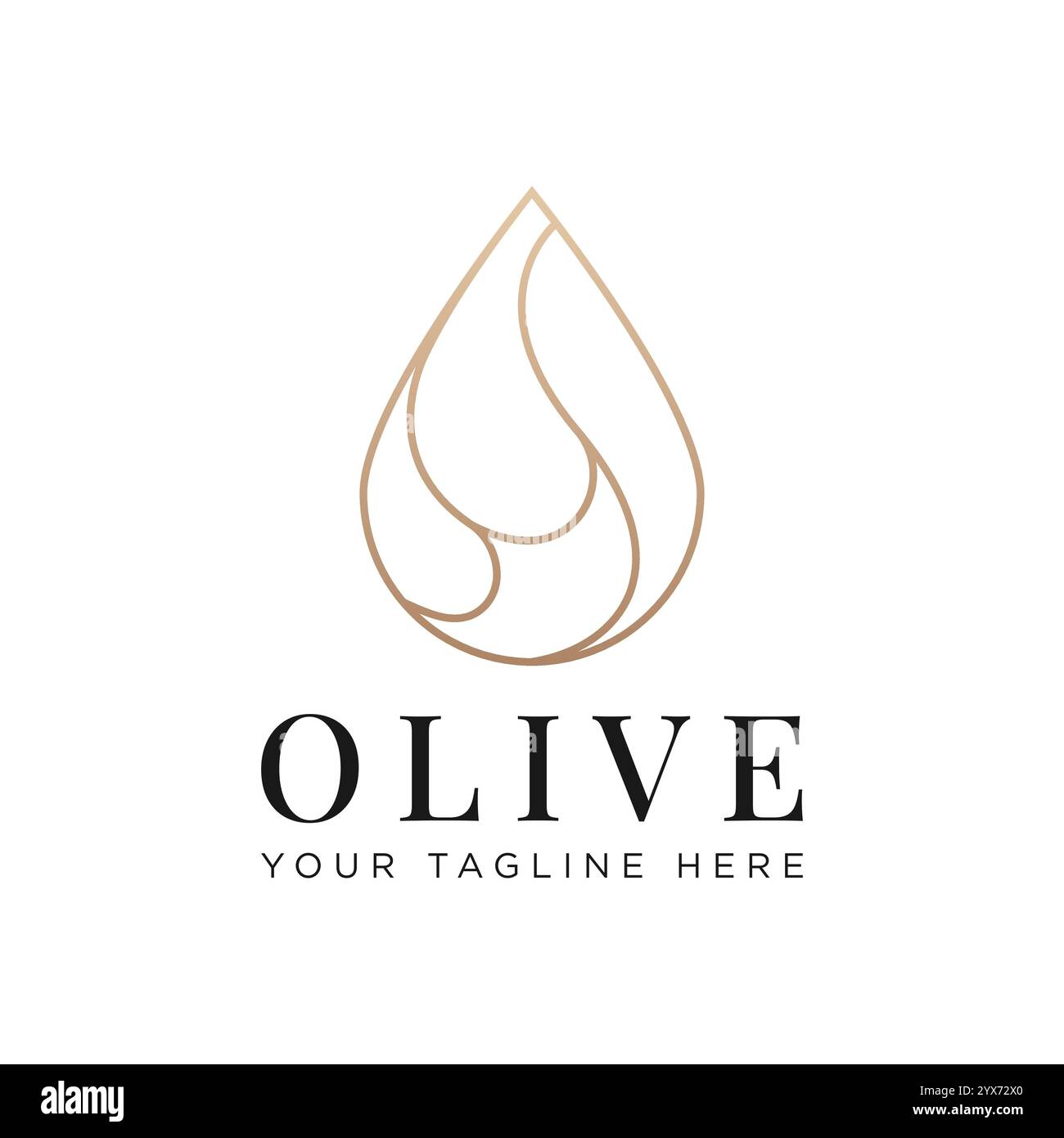 Olive oil logo vector hi-res stock photography and images - Alamy