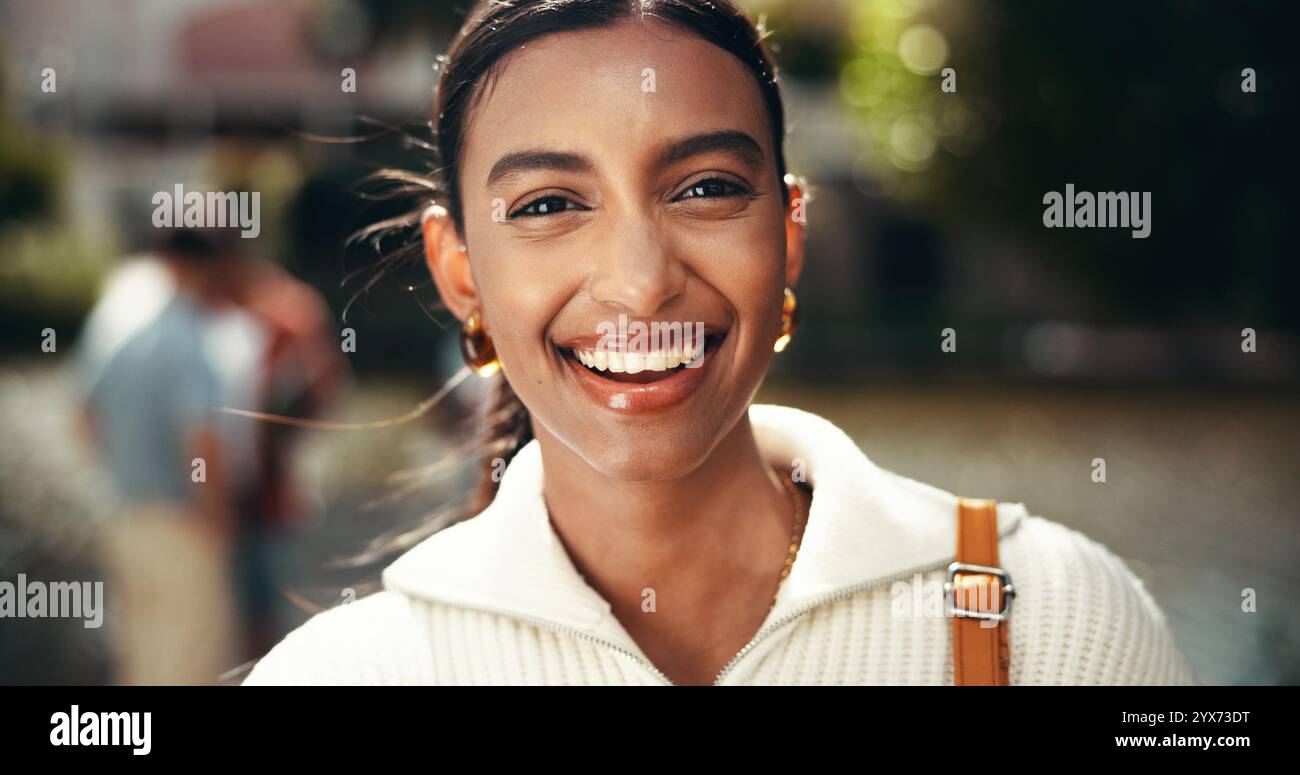 Indian college girl standing hi-res stock photography and images - Alamy