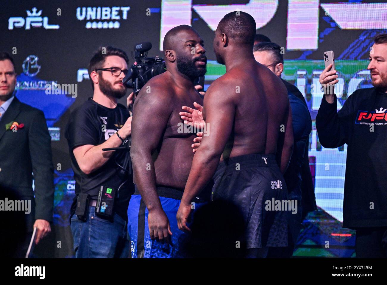 Lyon, France. 13th Dec, 2024. Mickaël Groguhe, Lamine Sene attending ...