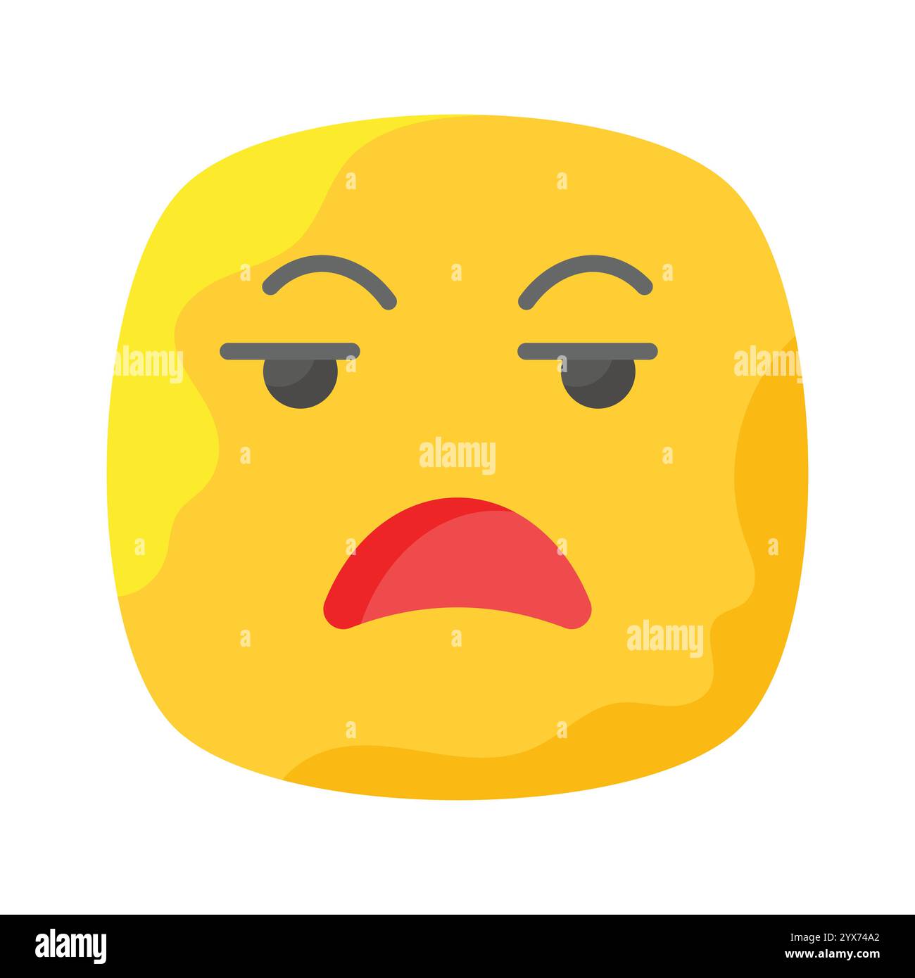 Irritated emoji vector design, ready to use and download premium vector ...