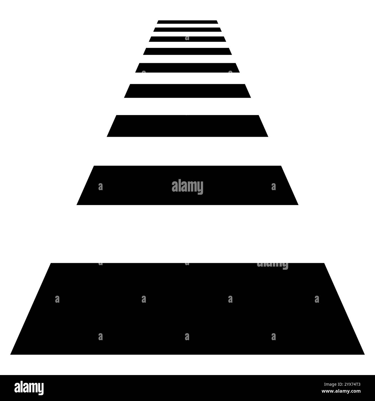 Crosswalk stripes Cut Out Stock Images & Pictures - Alamy