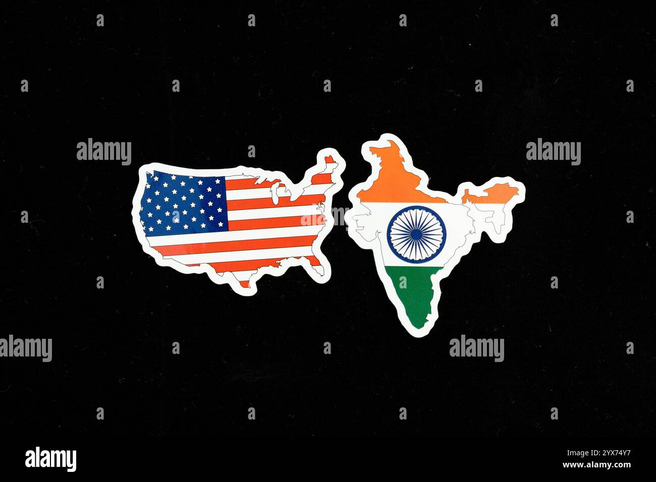 India map with states hi-res stock photography and images - Alamy