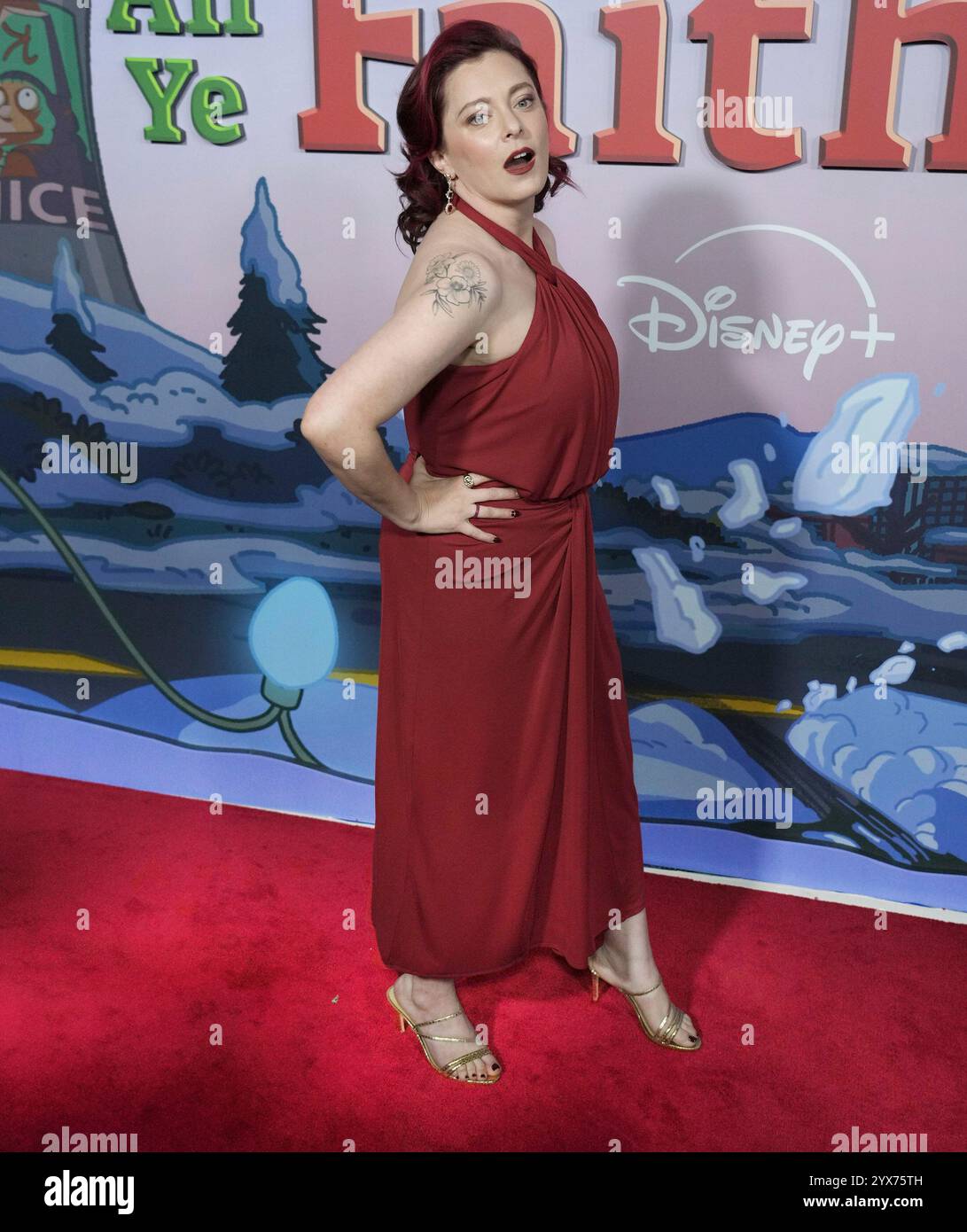 Los Angeles, USA. 13th Dec, 2024. Rachel Bloom arrives at THE SIMPSONS ...