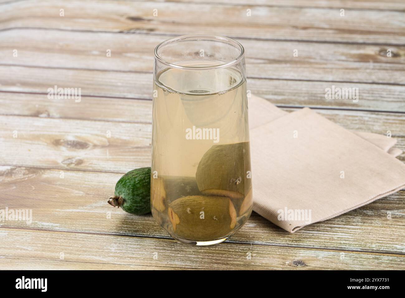 Homemade organic feijoa compote fresh drink Stock Photo - Alamy