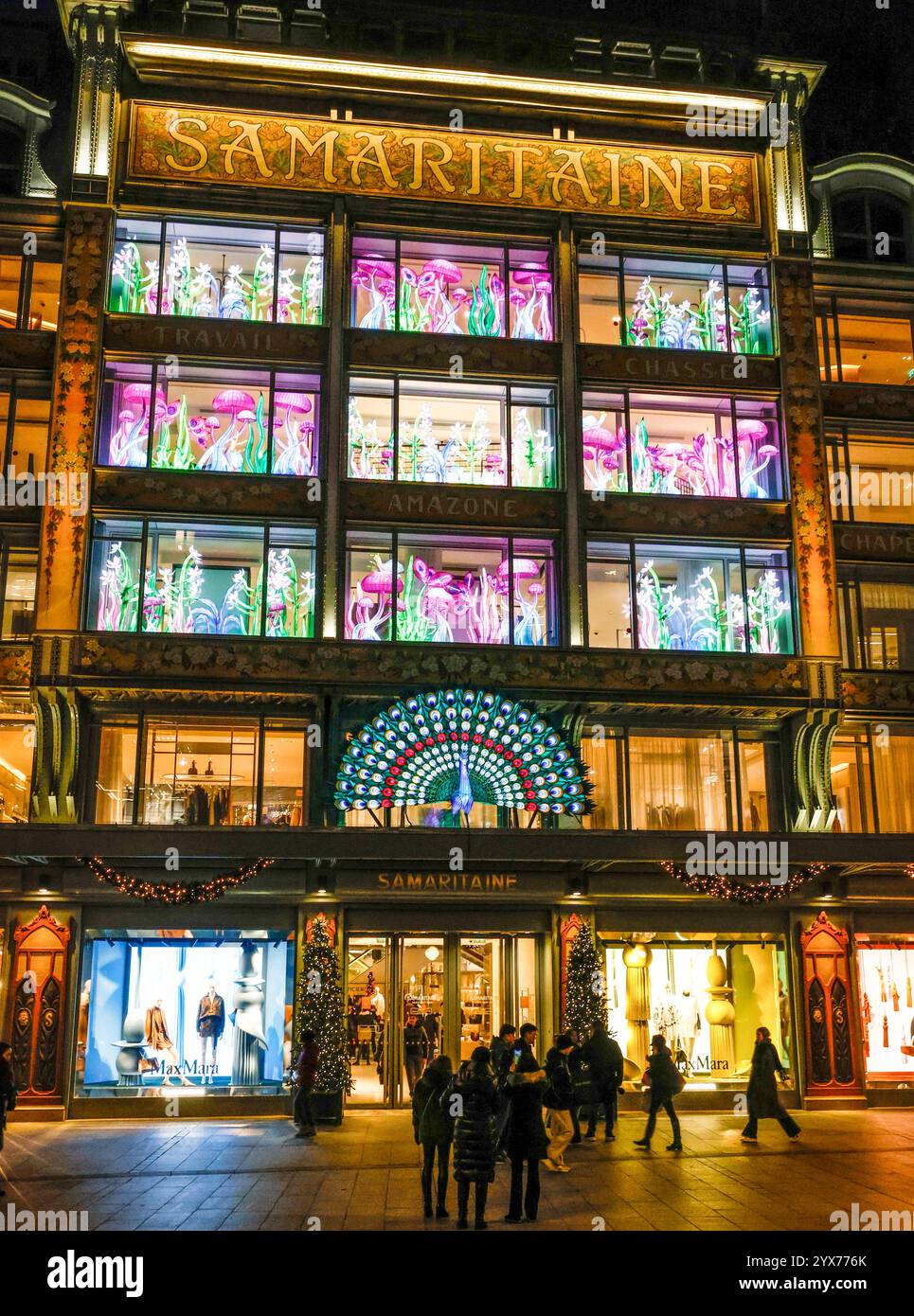 France paris facade samaritaine hi-res stock photography and images - Alamy