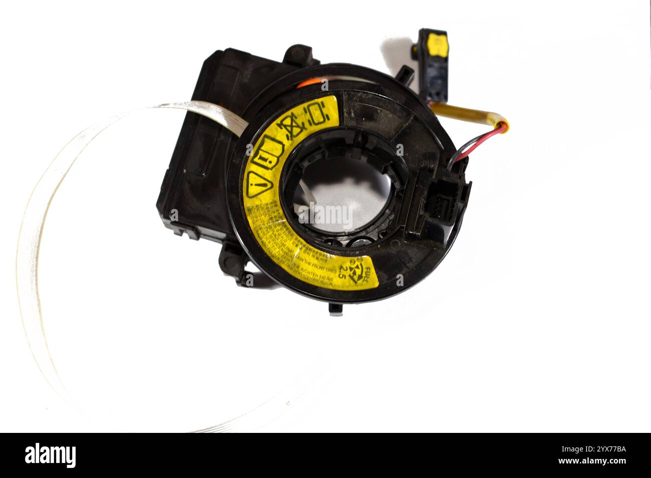 Cairo, Egypt, November 18 2024: Broken Airbag spiral cable clock spring ...