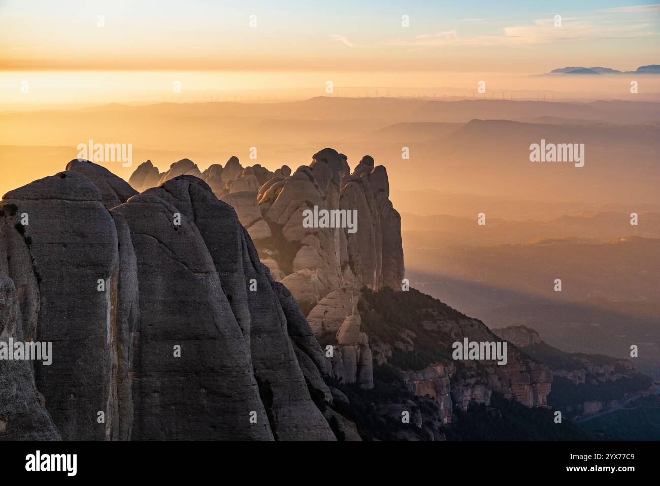 Views of Montserrat from the Sant Jeroni side Stock Photo - Alamy